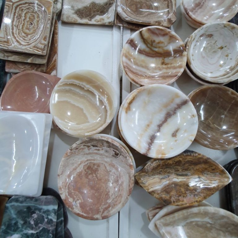 Moroccan Fossil Bowls - Selenite & Fossils